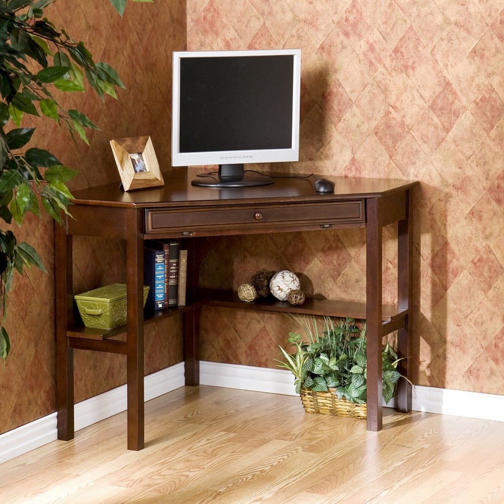 Espresso Corner Computer Desk – JW & Consultants